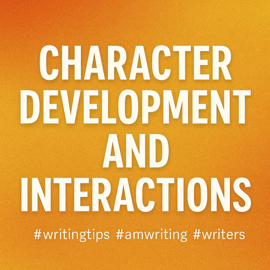 Character Development and Interactions: Bringing Stories to Life ...